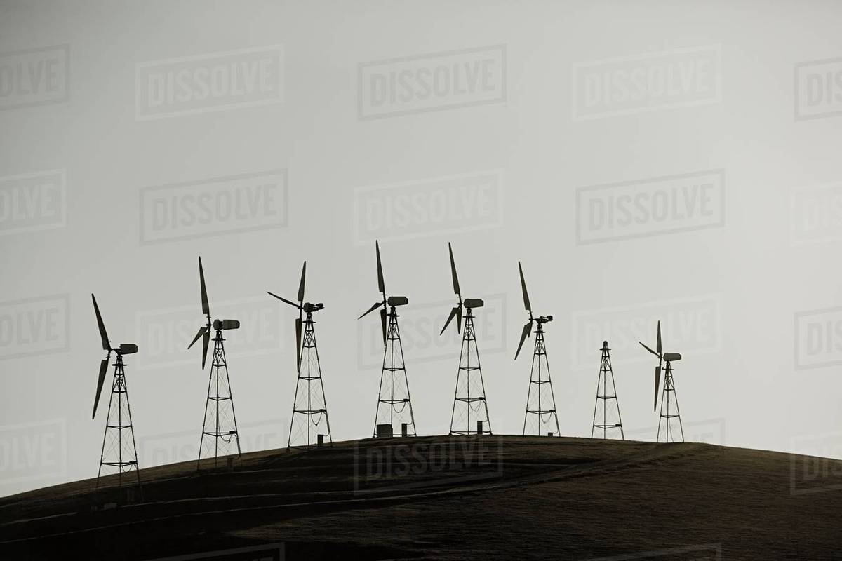 Wind farm - Royalty-free Stock Photo | Dissolve