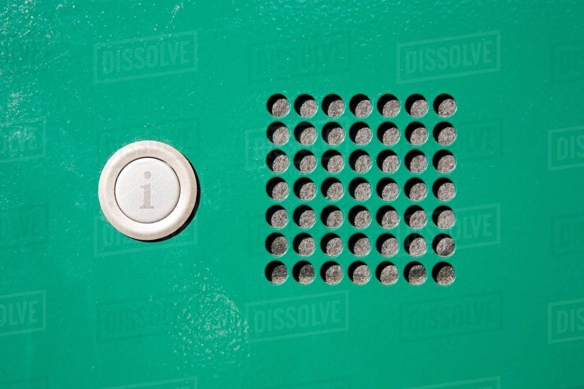 Push button for information - Stock Photo - Dissolve