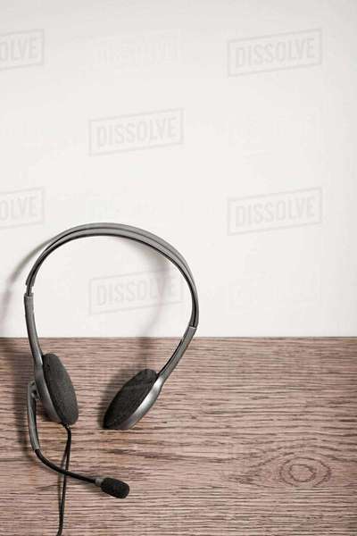 Telephone headset - Stock Photo - Dissolve