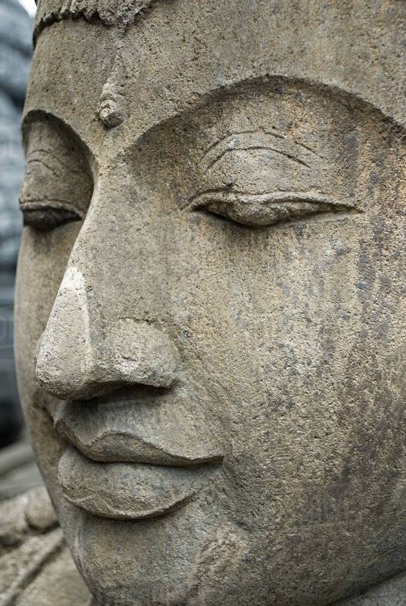 Face of a statue - Royalty-free Stock Photo | Dissolve