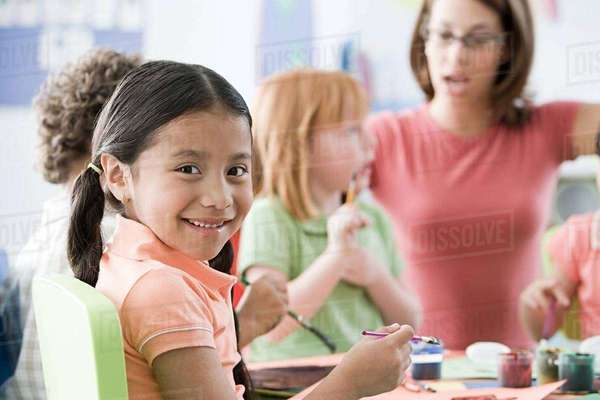 Children in a lesson - Royalty-free Stock Photo | Dissolve