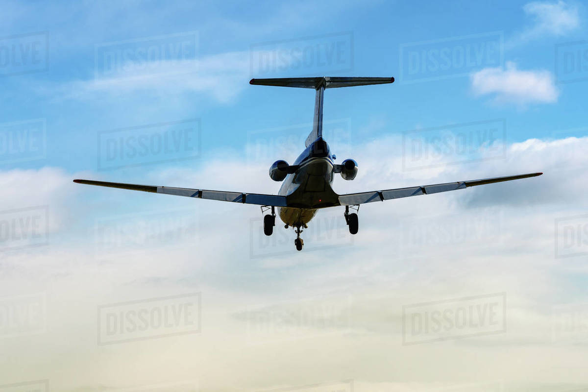 Russian jet Yakovlev Yak-40K - passenger three-engined jet airliner ...