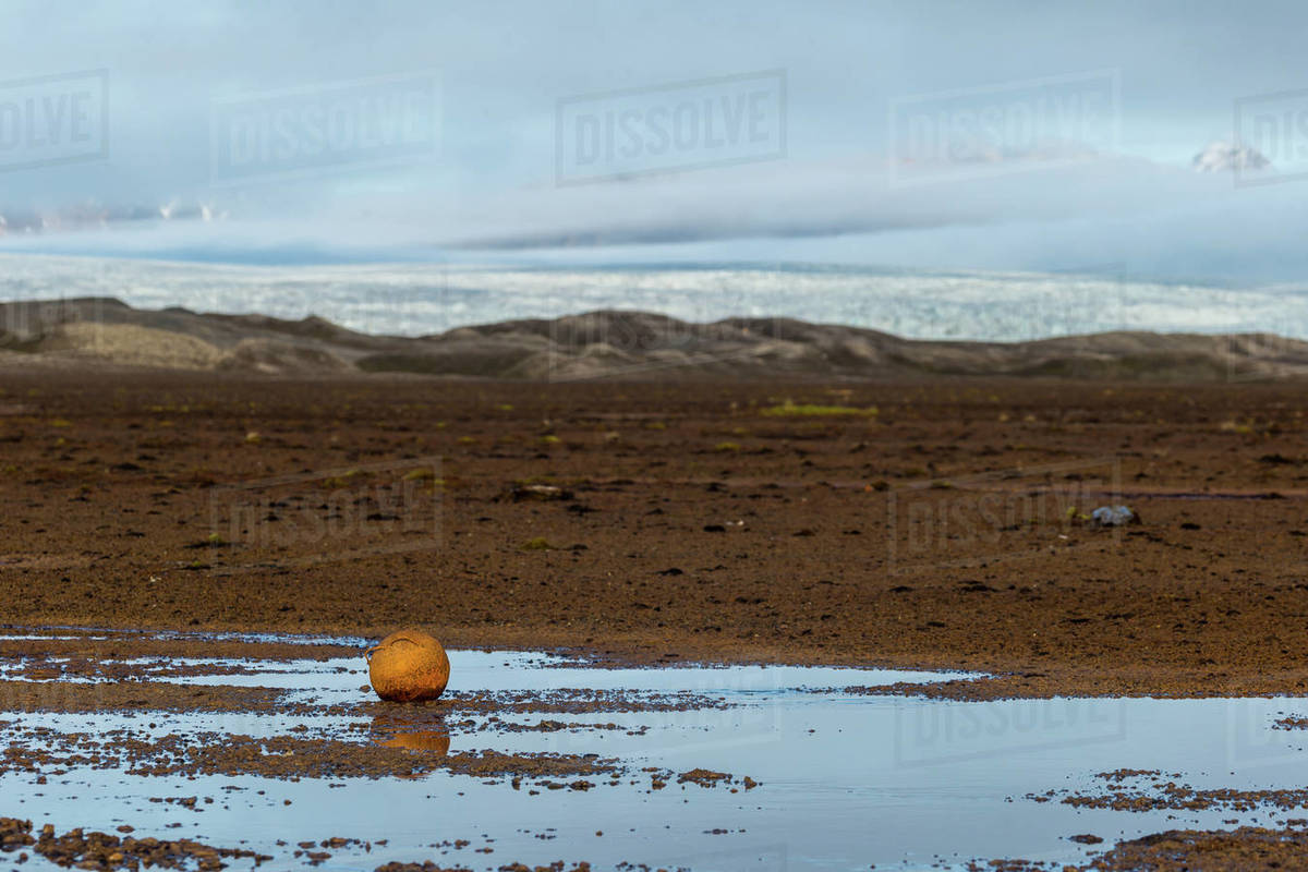 Plastic pollution in Arctic coast. - Royalty-free Stock Photo | Dissolve