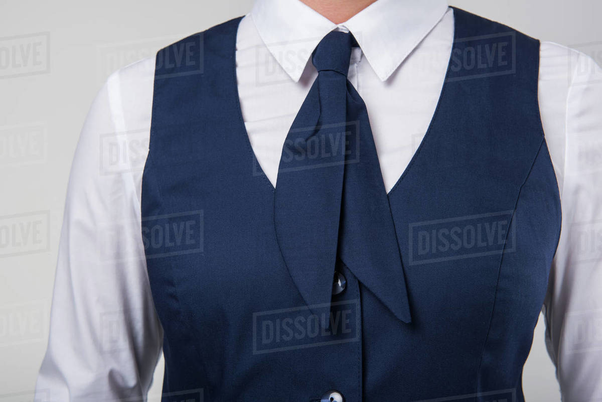 Service woman uniform, closeup photo - Stock Photo - Dissolve