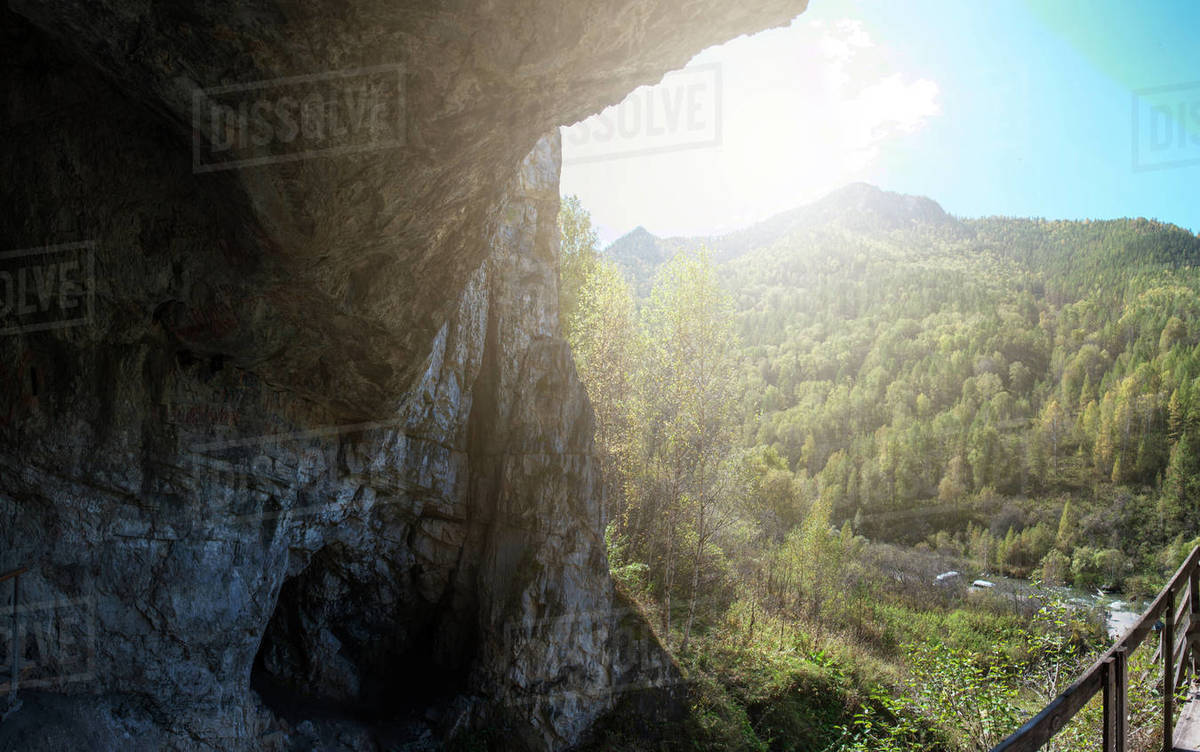 Denisova caves is a cave in the Altai mountains, Siberia, Russia. The ...