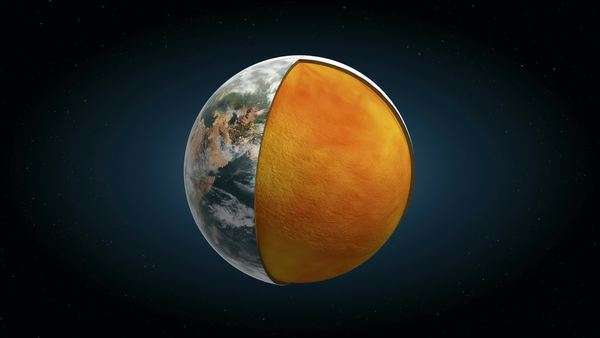 Animation revealing the layers of the Earth, which includes the crust ...