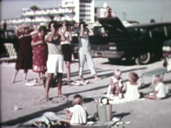 Apollo 11 launch spectators, 1969 - SD Rights-managed Stock Video ...