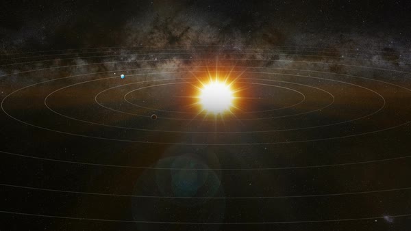 Solar system animation - HD Rights-managed Stock Video Footage | Dissolve
