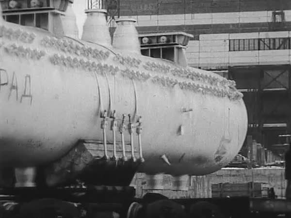 Construction of Chernobyl nuclear power station, 1970s - Stock Video ...