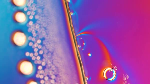 Abstract fluid movements, microscopy - HD Rights-managed Stock Video ...