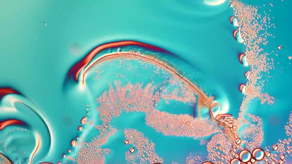 Abstract fluid movements, microscopy - Stock Video Footage - Dissolve