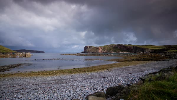 Time Lapse Of A Beautiful Coast Around Skerray Bay In The Scottish ...