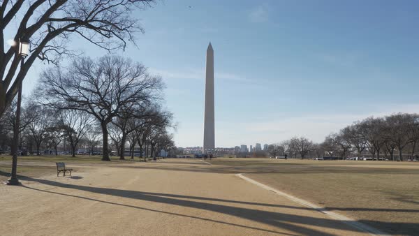 Obelisk Washington Monument United States of America - 4K Royalty-free ...