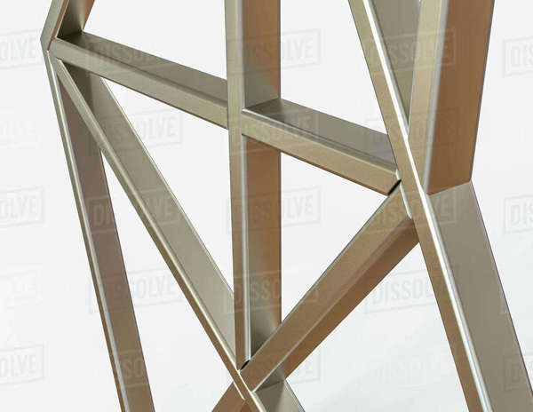 3D illustration CAD model of a steel framework construction - Royalty ...