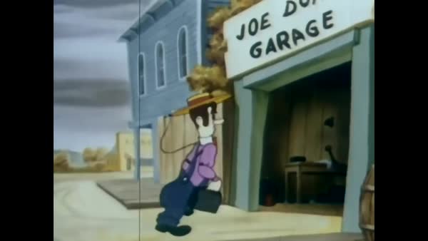 1948 animated film shows a man named Joe Doakes hiring an employee and ...