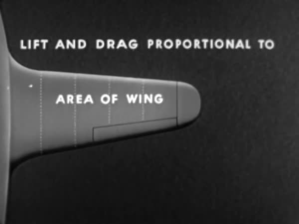 1941 - An animation shows how the area of a wing, relative wind and air ...