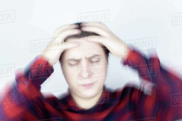 Man loses consciousness and falls down due to dizziness and disturbance ...