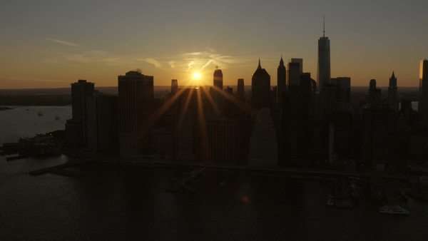 World Trade Center Freedom Tower sunset New York Lower Manhattan ...