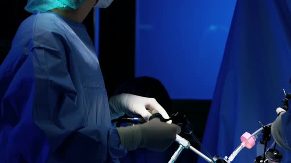 Laparoscopic surgical operation in hospital theatre using Endoscopy and ...