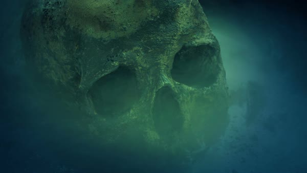 Skull Glowing With Nuclear Radiation On The Ground - HD Royalty-free ...