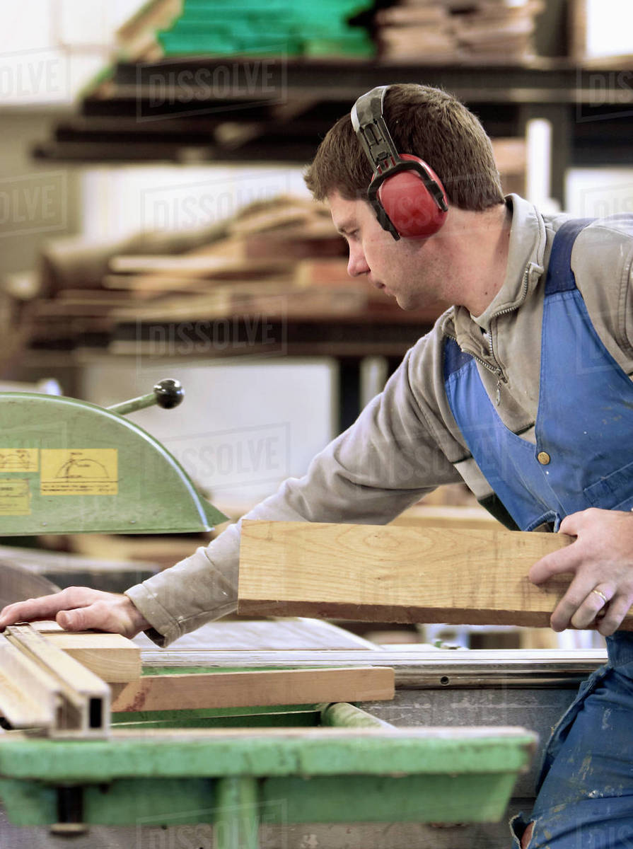 Man working in workshop - Royalty-free Stock Photo | Dissolve