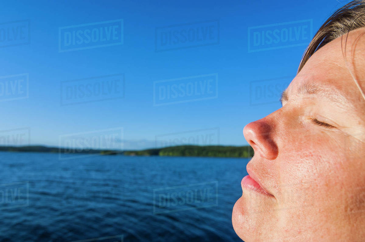 Woman relaxing - Royalty-free Stock Photo | Dissolve