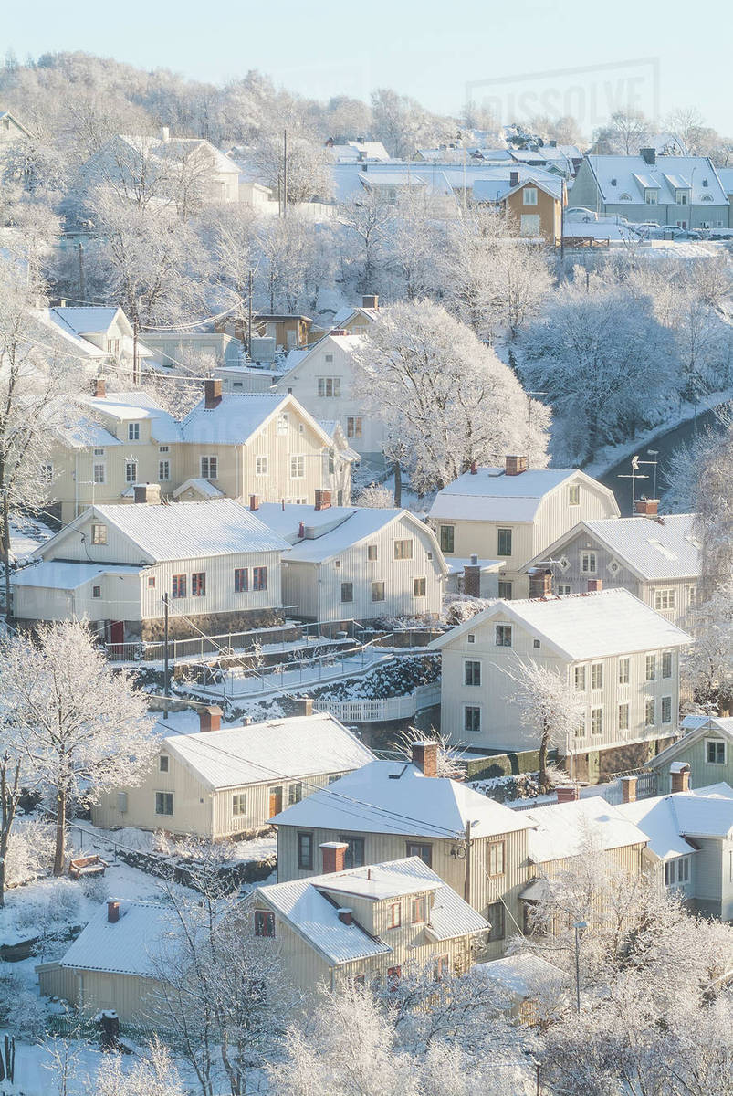 Buildings at winter - Royalty-free Stock Photo | Dissolve