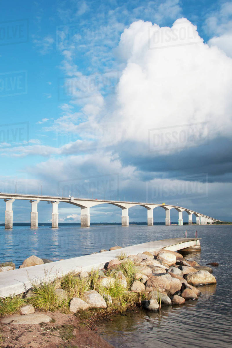 Clouds over bridge - Royalty-free Stock Photo | Dissolve