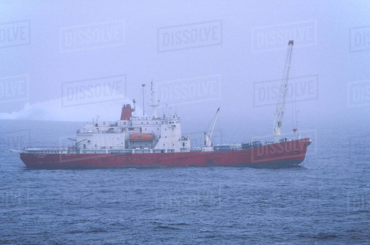 Ship on sea - Stock Photo - Dissolve