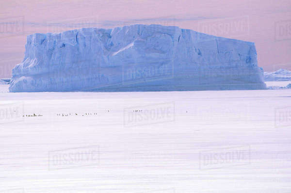 Iceberg at dusk - Royalty-free Stock Photo | Dissolve