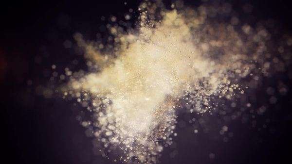 Exploding glass particles in slow motion - Stock Video Footage - Dissolve