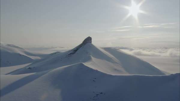 Arctic Snow Polar Frozen Tundra. The scene travels across a stunning ...