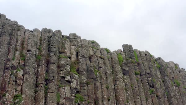 The Hexagonal Basalt Rock Formation of Giant's Causeway in Northern ...