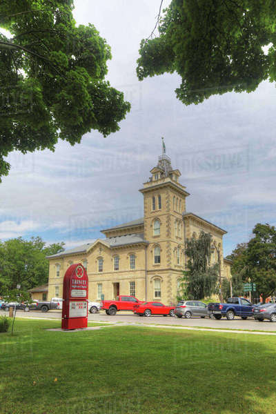 Vertical of Town Hall in Simcoe, Ontario, Canada - Royalty-free Stock ...