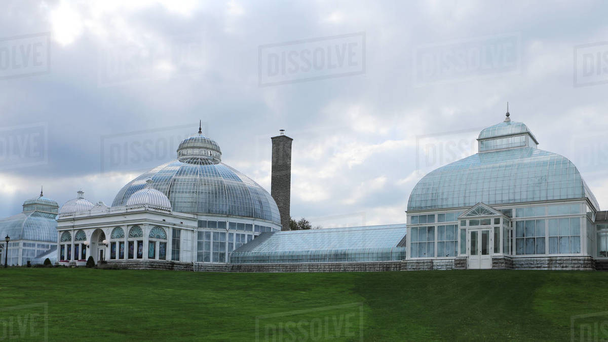 A Buffalo and Erie County Botanical Gardens view - Royalty-free Stock ...
