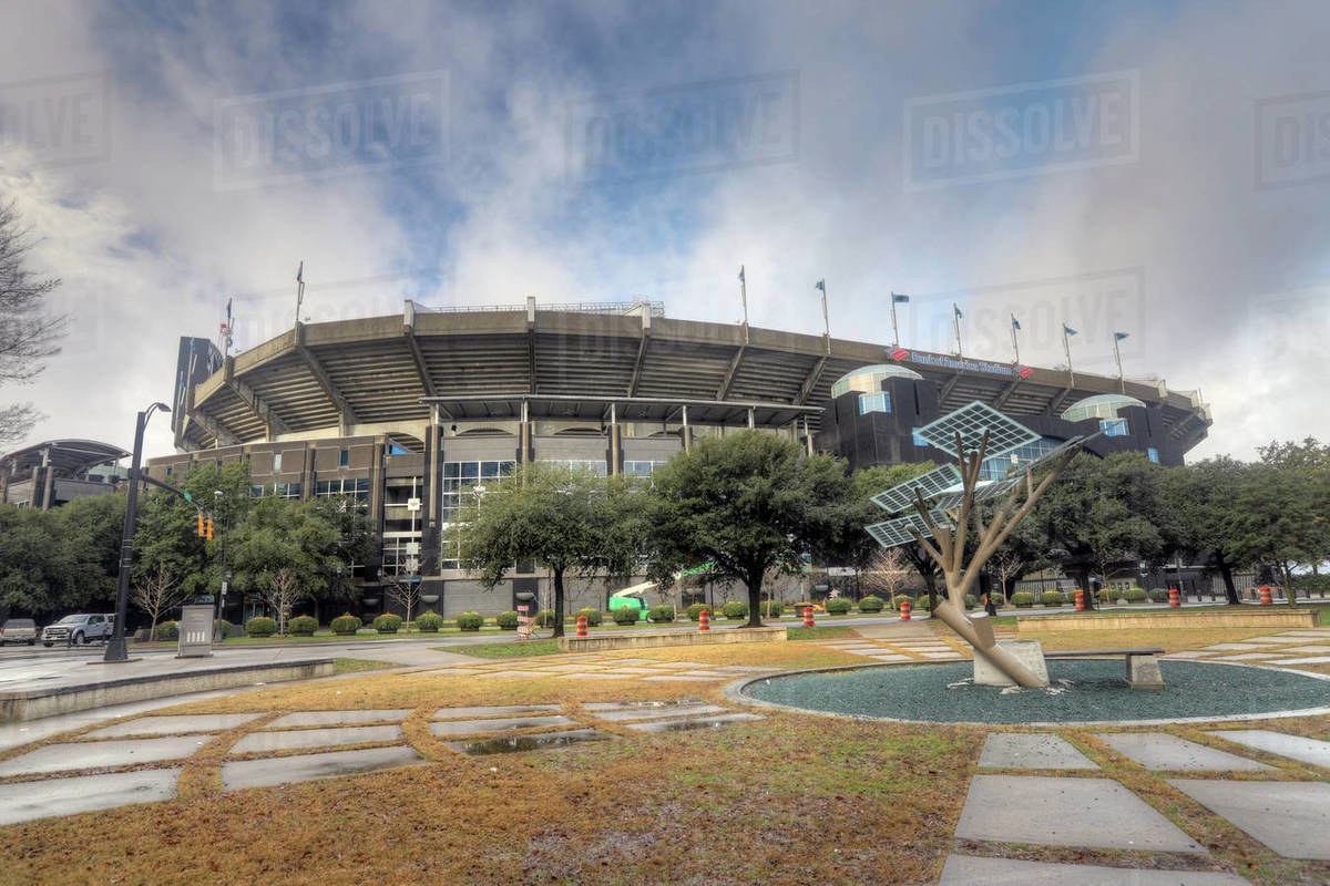 The Bank of America Stadium in Charlotte, North Carolina - Royalty-free ...