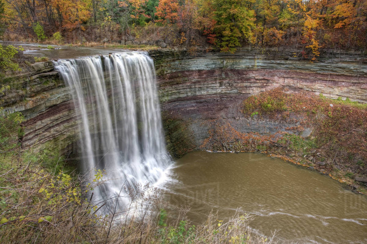 The Ball's Falls in Ontario, Canada in fall - Royalty-free Stock Photo ...