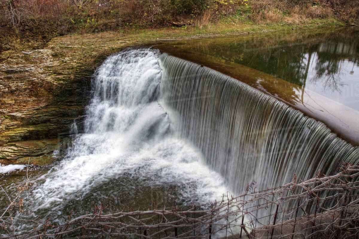 An Irvine Creek Cascade view in Ontario, Canada - Royalty-free Stock ...