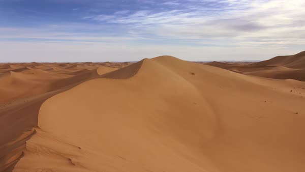 Beatiful panorama landscape in Sahara desert, Africa, 4k - Stock Video ...