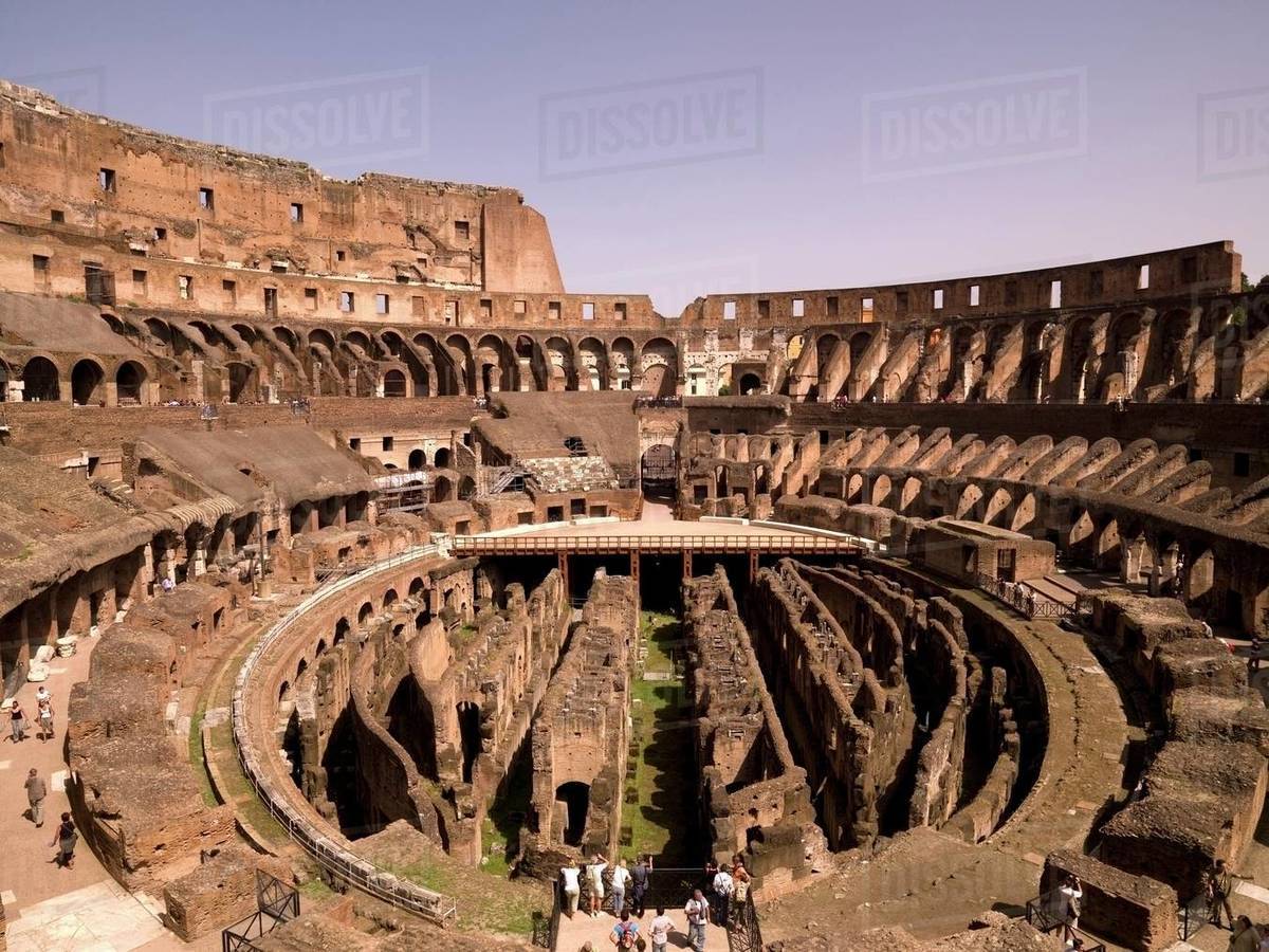 View Of Colosseum - Stock Photo - Dissolve