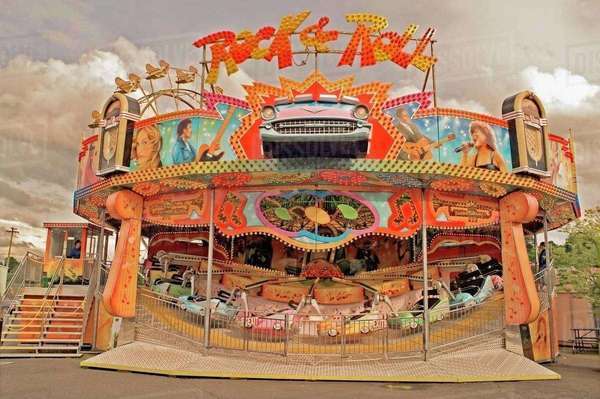 Rock & Roll Ride At Oaks Amusement Park - Stock Photo - Dissolve
