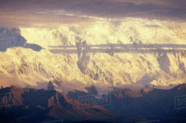Wickersham Wall On Mt Mckinley - Stock Photo - Dissolve