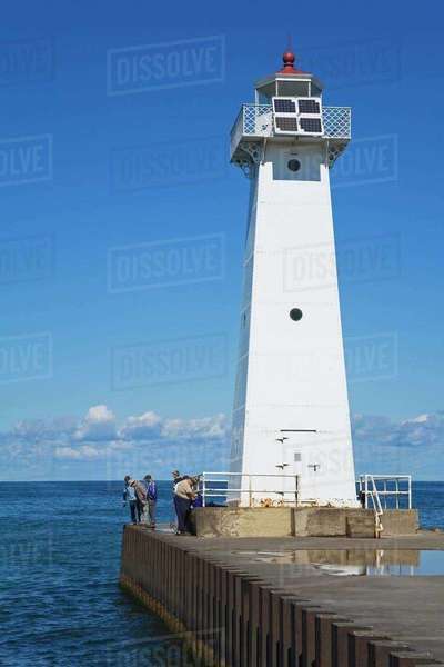 Outer Sodus Lighthouse - Stock Photo - Dissolve