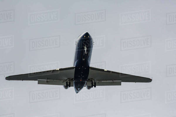 Airplane flying overhead; Puerto Rico - Royalty-free Stock Photo | Dissolve