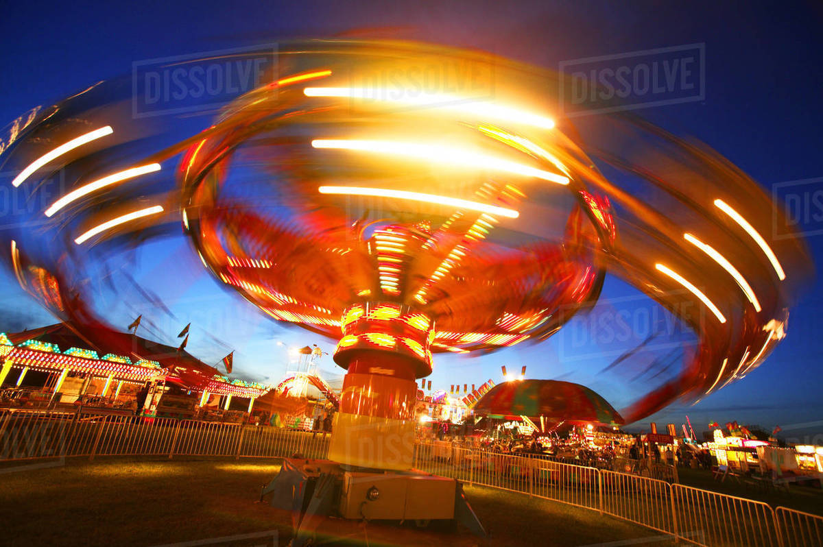 Ride At An Amusement Park - Royalty-free Stock Photo | Dissolve