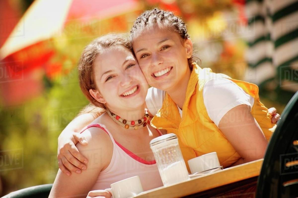Two Girls Spending Time Together - Royalty-free Stock Photo | Dissolve