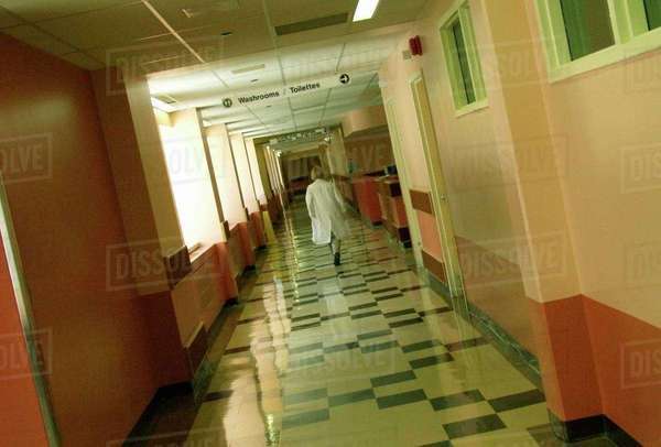 A Hospital Hallway - Royalty-free Stock Photo | Dissolve