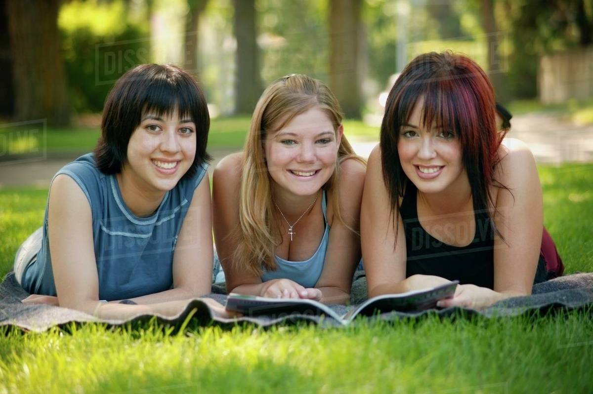 Group Of Girls - Royalty-free Stock Photo | Dissolve