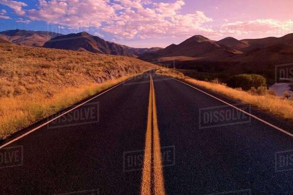Road Going Into The Distance - Royalty-free Stock Photo | Dissolve