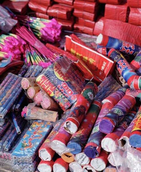 Fireworks On Sale - Stock Photo - Dissolve